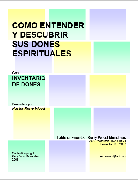 Como Entender y Descubrir Sus Dones Espirituales (PDF) – From the Table